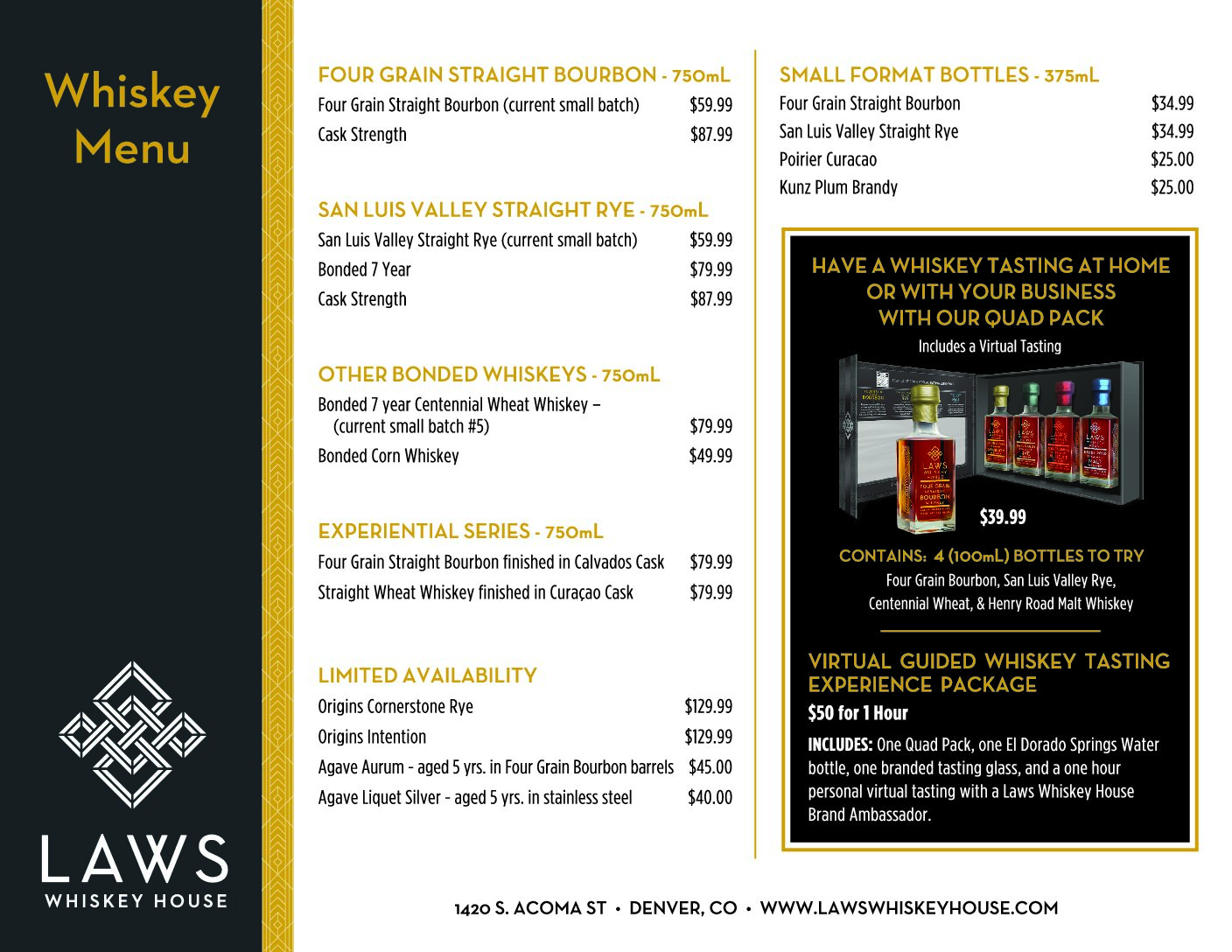 Women of Laws Single Barrel Release - Laws Whiskey House